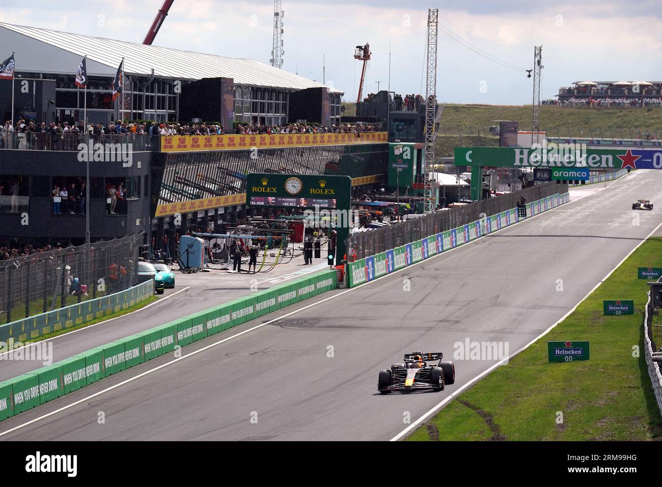 Red Bull Racing's Max Verstappen during the Netherlands Grand Prix at ...