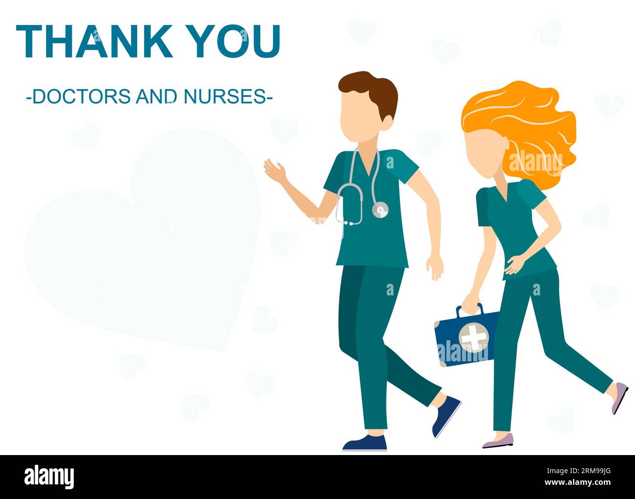 Thank you doctor and nurses. National Nurses Week. The doctor and nurse ...
