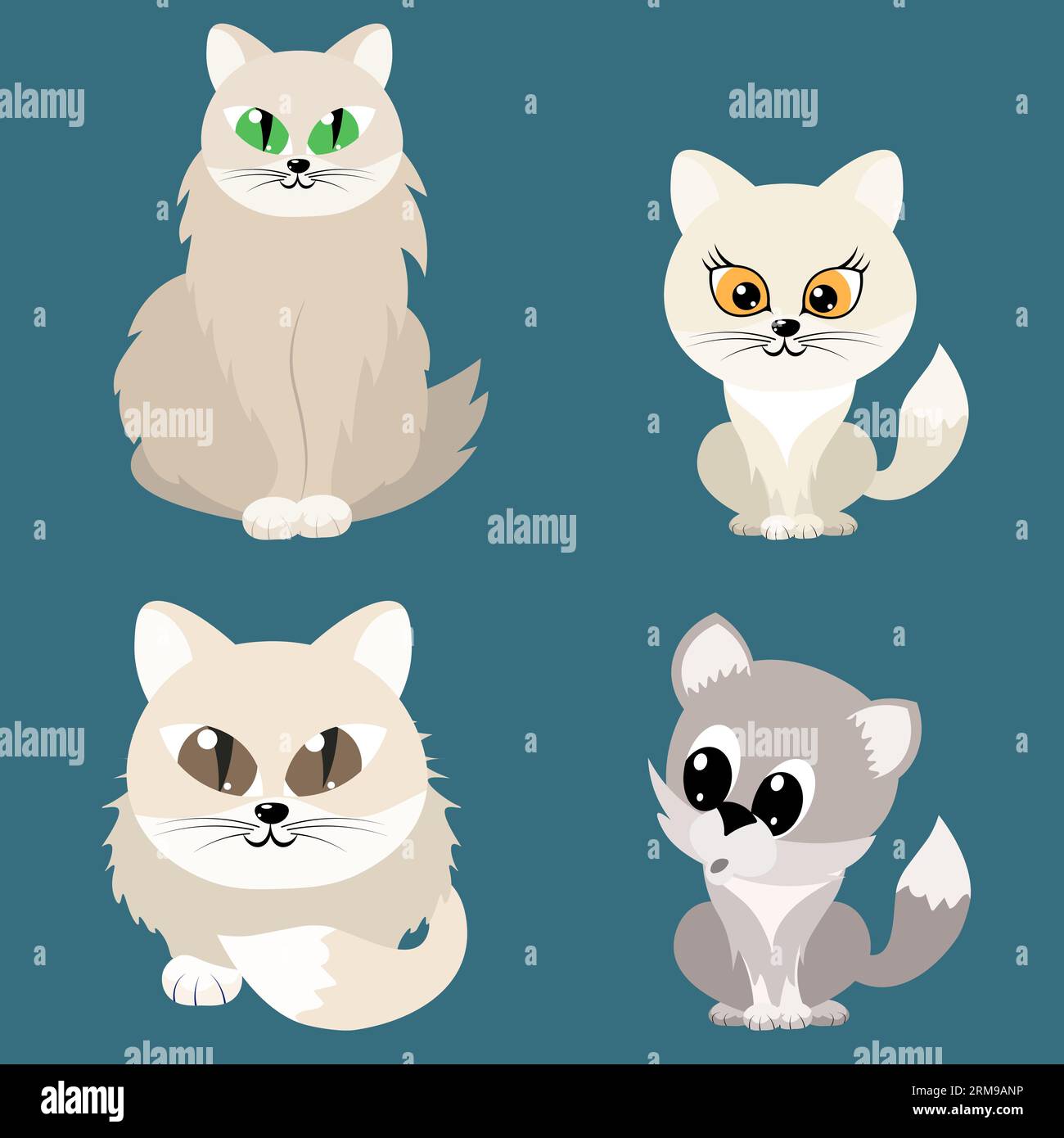 Close look at cat Stock Vector Images - Alamy