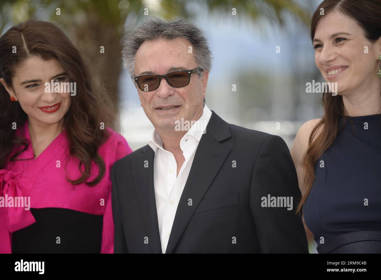 (140517) -- CANNES, May 17, 2014 (Xinhua) -- Argentine actress Erica ...
