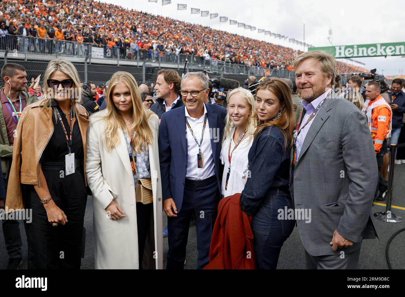 ZANDVOORT - (FLR) Queen Maxima, Princess Amalia, Stefano Domenicali ...