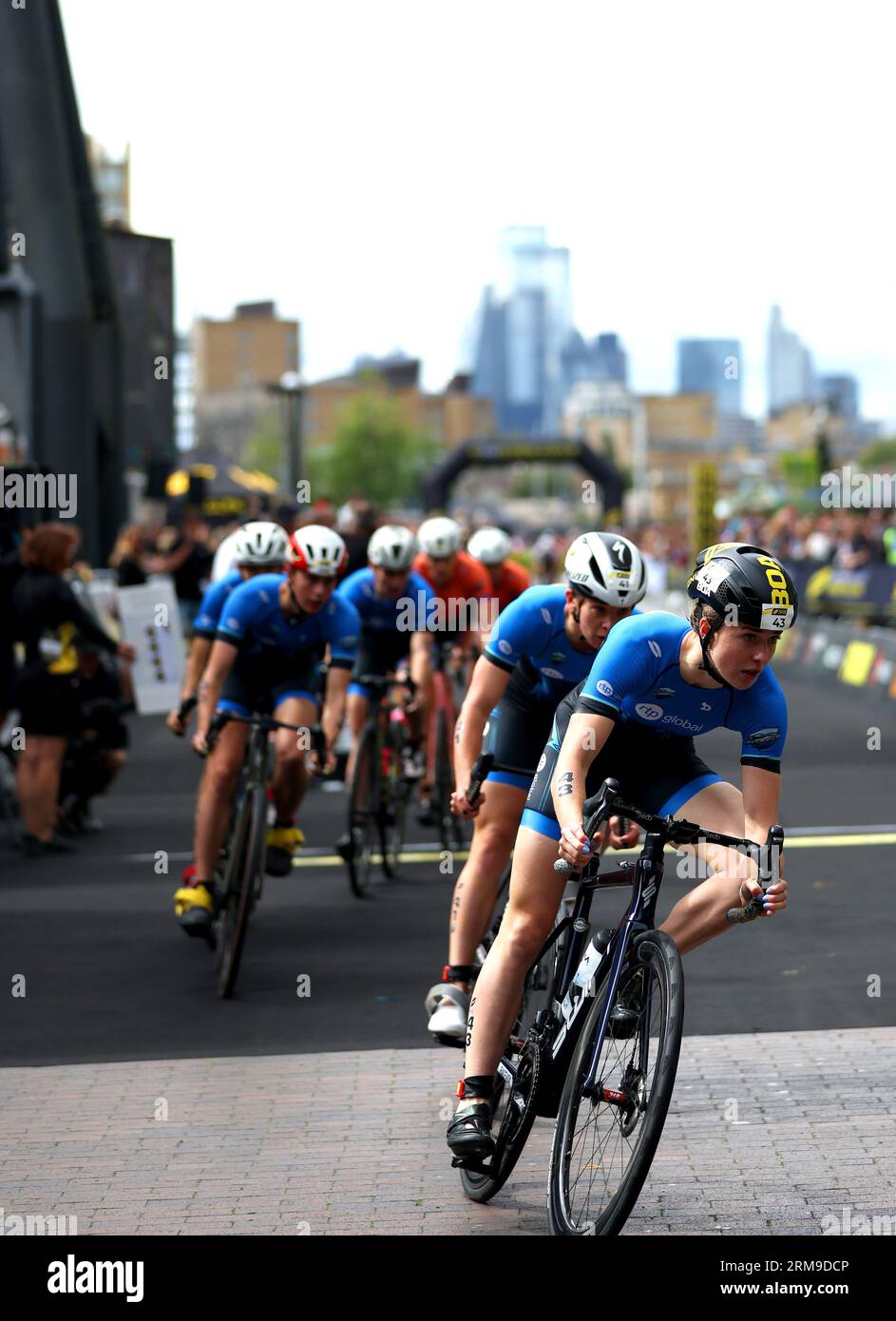 Kate Waugh in action as she competes in the Women's Race during the ...
