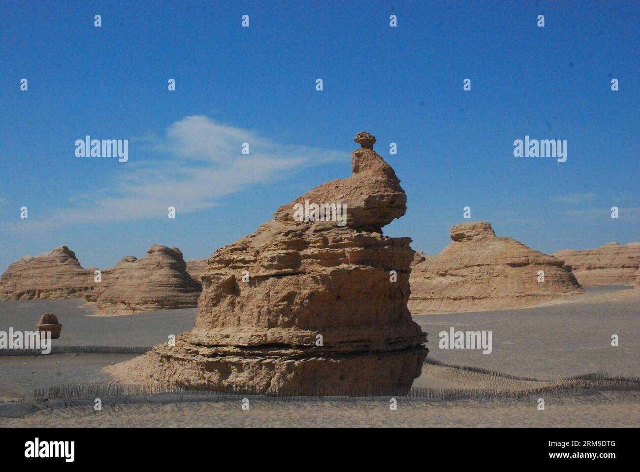 Yardang landforms hi-res stock photography and images - Alamy