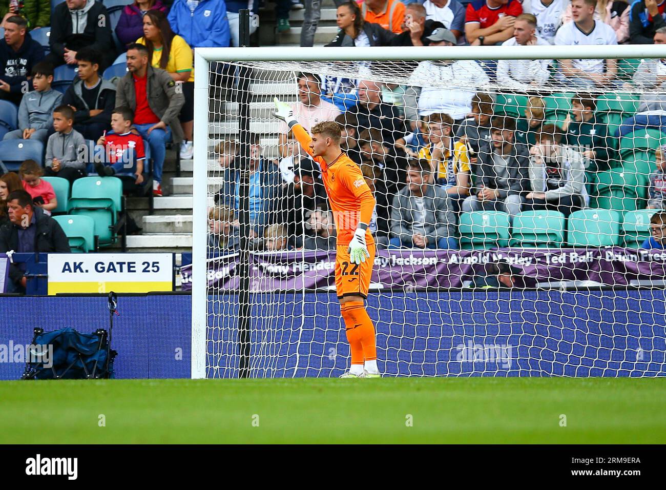 Deepdale Stadium, Preston, England - 26th August 2023 Carl Rushworth ...