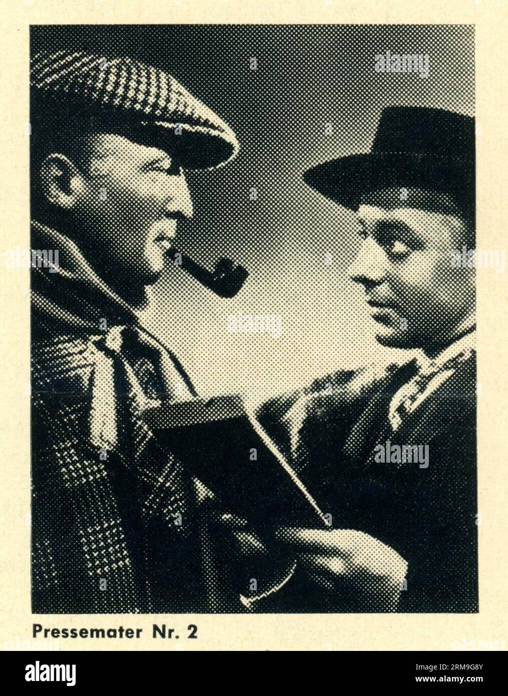 HANS ALBERS and HEINZ RUHMANN in DER MANN DER SHERLOCK HOLMES WAR / THE ...