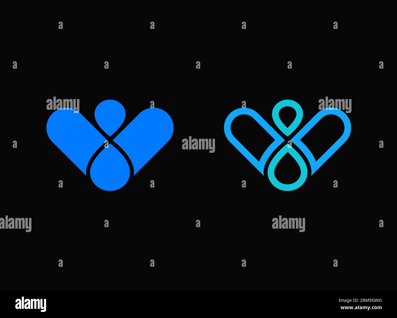 Infinity logo hi-res stock photography and images - Alamy