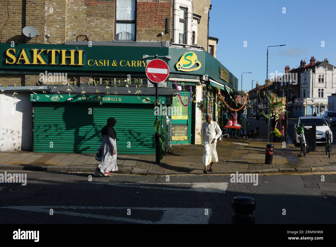 London, UK. 27th August 2023. Members of the Tamil Hindu community come ...