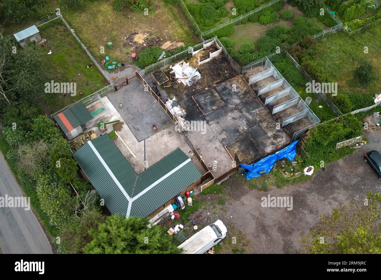 The Holloway, Swindon, Dudley, Staffs, 27th August 2023 - Burnt out ...