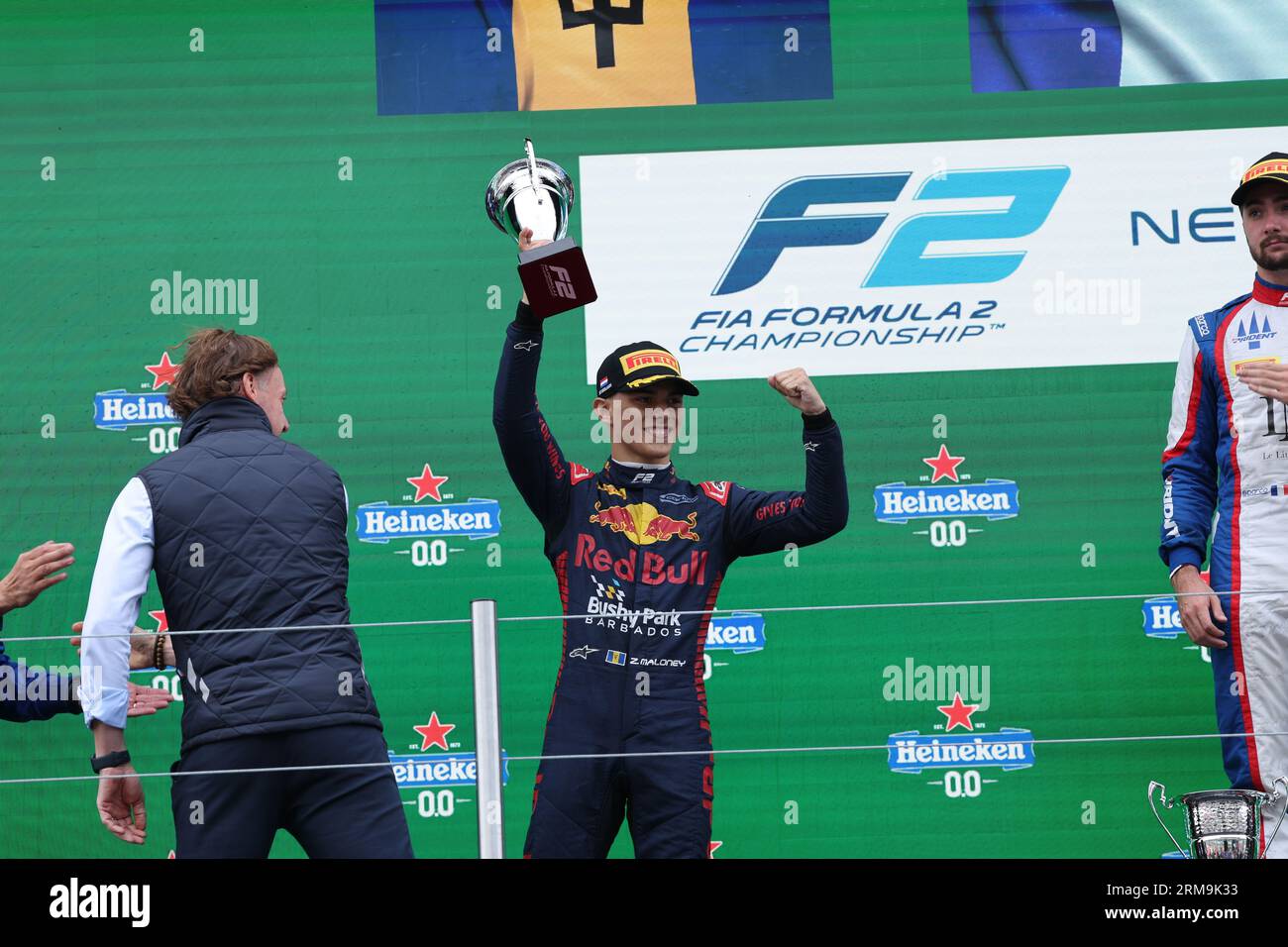 MALONEY Zane (bb), Rodin Carlin, Dallara F2, portrait podium during the ...
