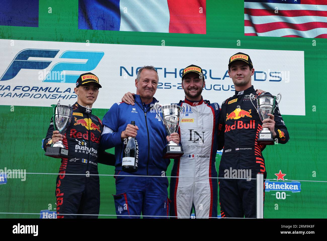 NOVALAK Clement (fra), Trident Racing, Dallara F2, portrait MALONEY ...
