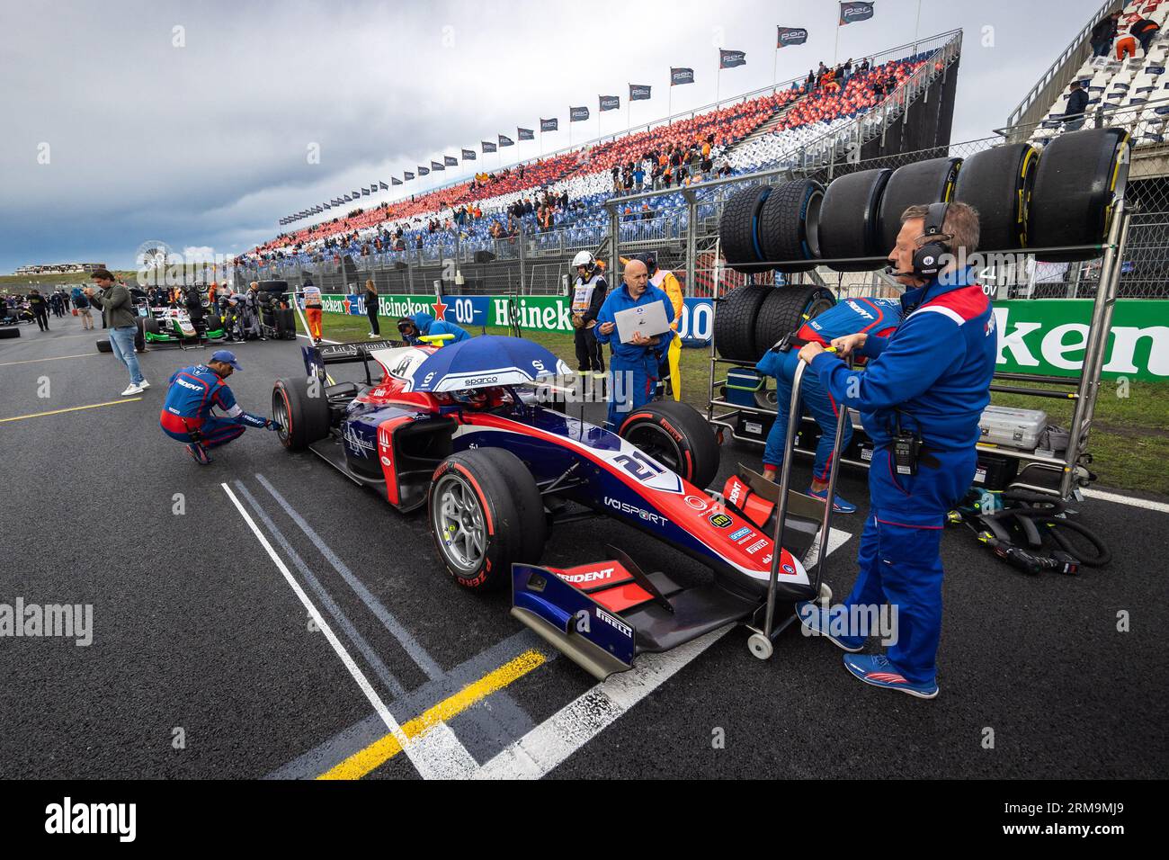 NOVALAK Clement (fra), Trident Racing, Dallara F2, portrait, starting grid, grille de depart ...