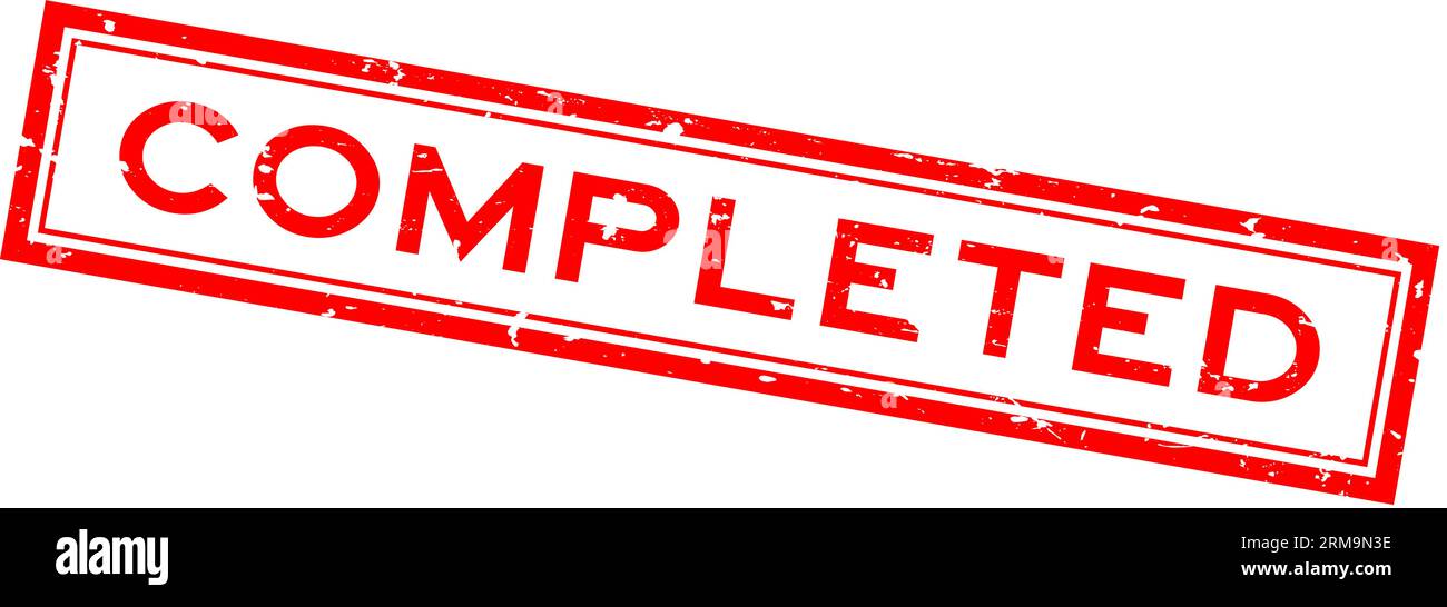 Check list with done stamp hi-res stock photography and images - Alamy