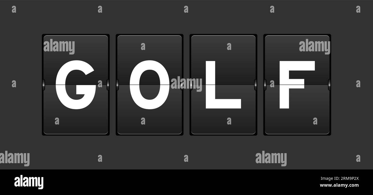 Golf player handicapped Stock Vector Images - Alamy