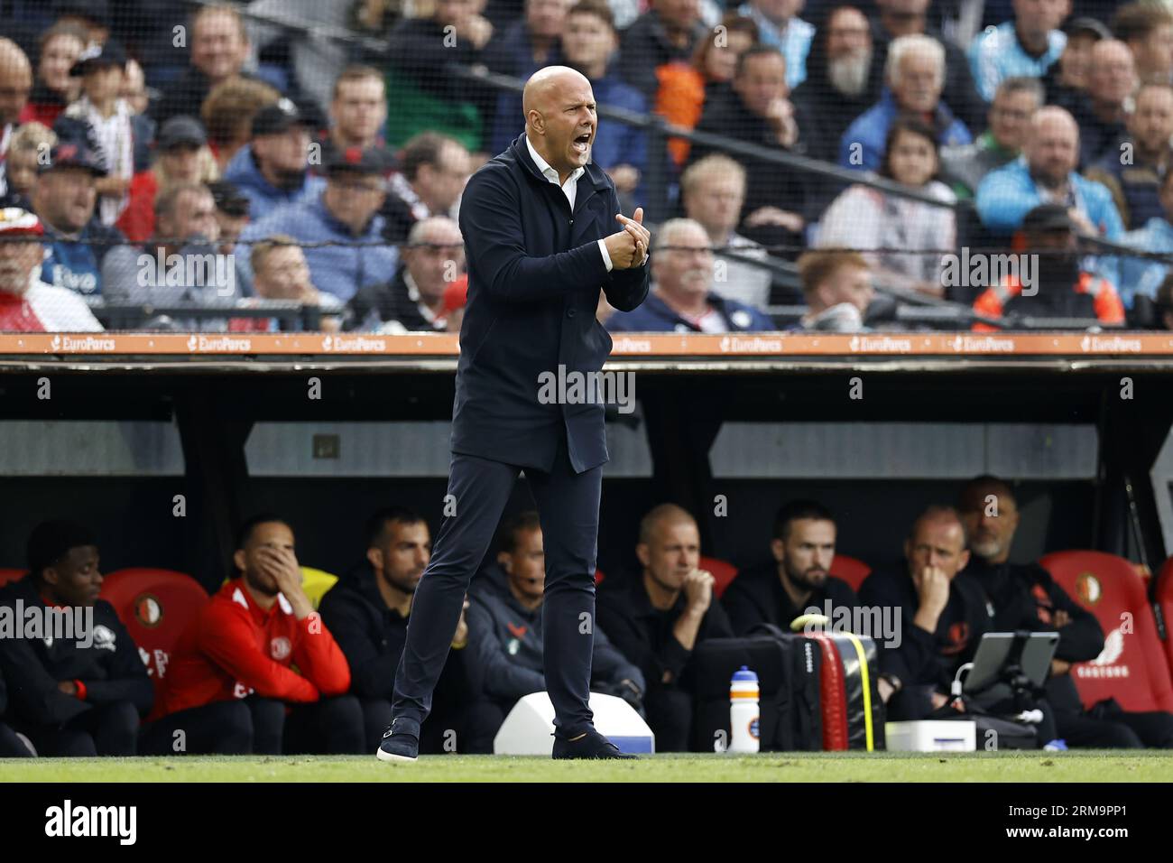 ROTTERDAM - Feyenoord coach Arne Slot during the Dutch premier league ...