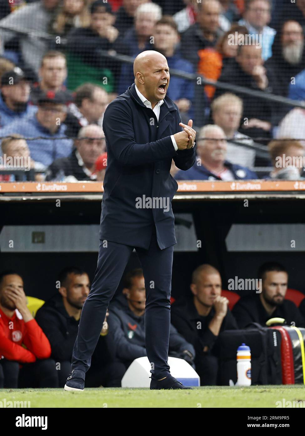 ROTTERDAM - Feyenoord coach Arne Slot during the Dutch premier league ...