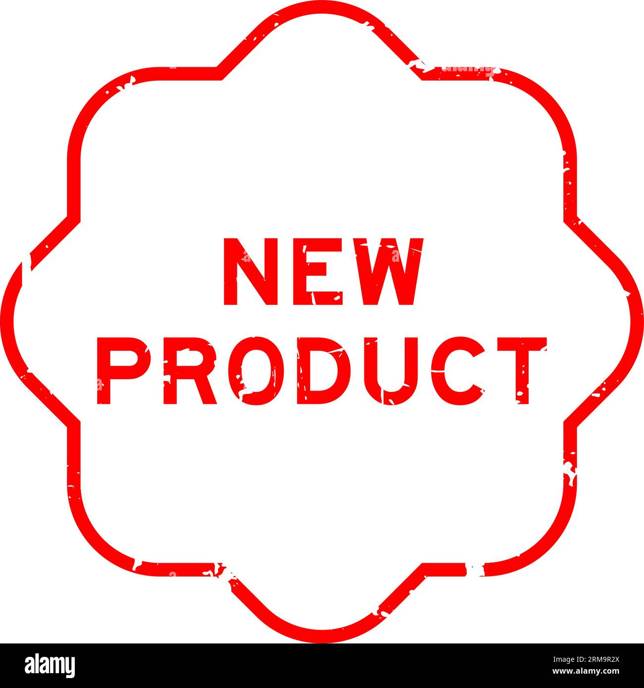 Grunge red new product word rubber seal stamp on white background Stock Vector Image & Art - Alamy
