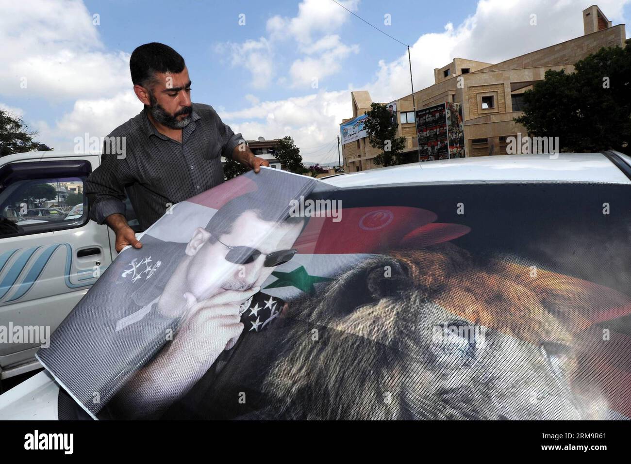 Bashar al assad car hi-res stock photography and images - Alamy