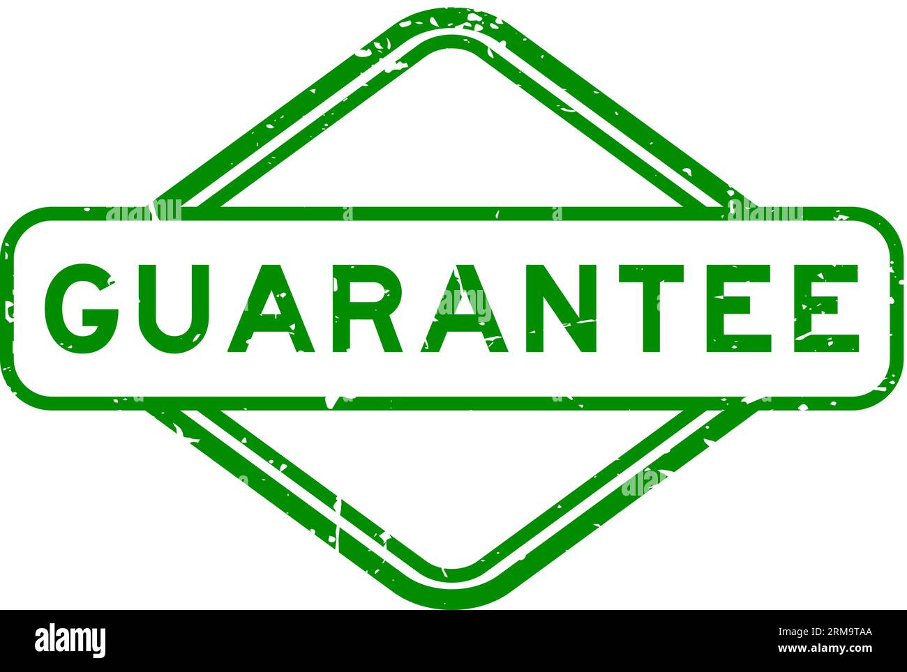 Grunge green guarantee word rubber seal stamp on white background Stock Vector Image & Art - Alamy