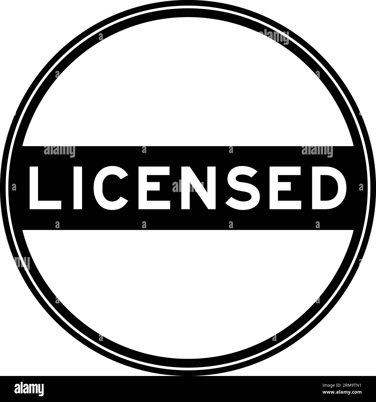Official licensing sticker hi-res stock photography and images - Alamy