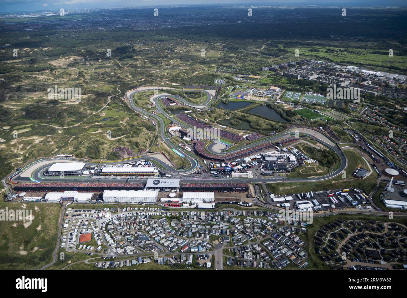 ZANDVOORT - Aerial view during the F1 Grand Prix of the Netherlands at ...