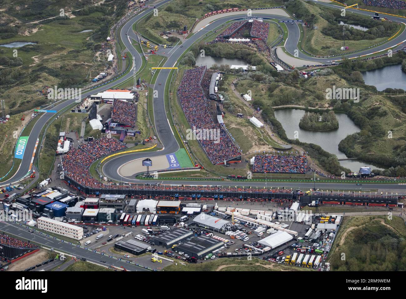ZANDVOORT - Aerial view during the F1 Grand Prix of the Netherlands at ...
