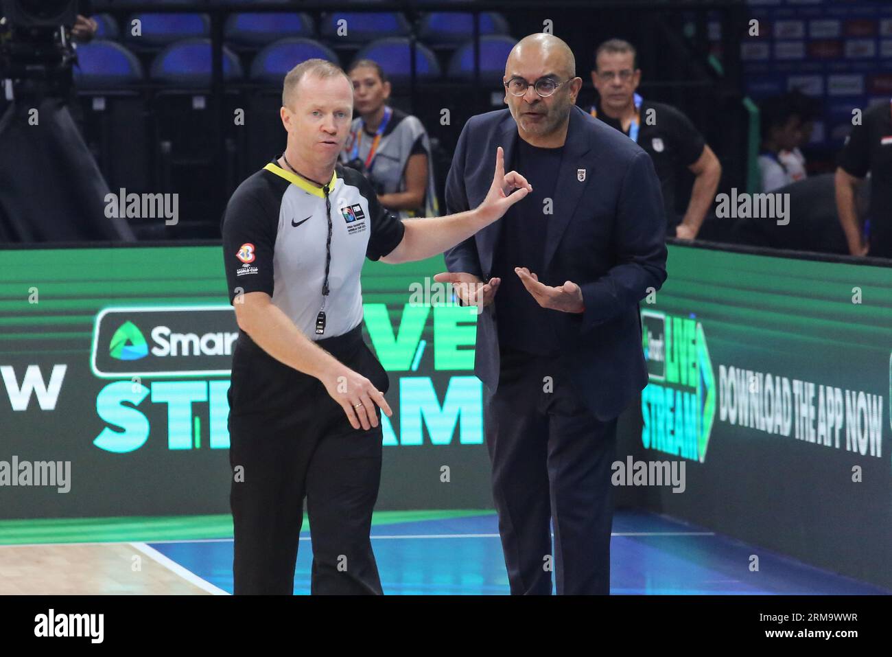 Pasay, Philippines. 27th Aug, 2023. Coach Roy Rana of the Egypt ...