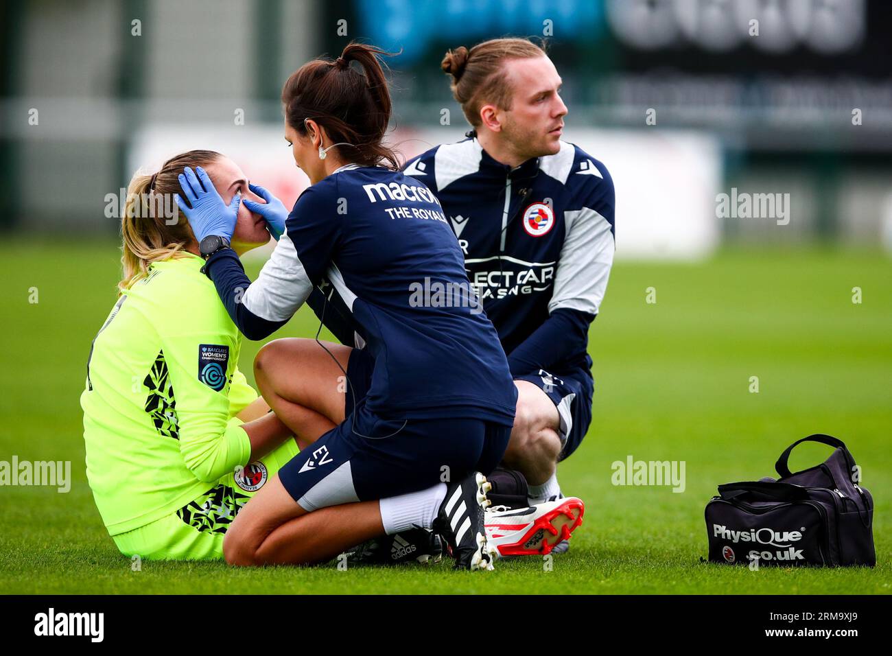 London, UK. 27th August, 2023. Goalkeeper Emily Orman (1 Reading ...