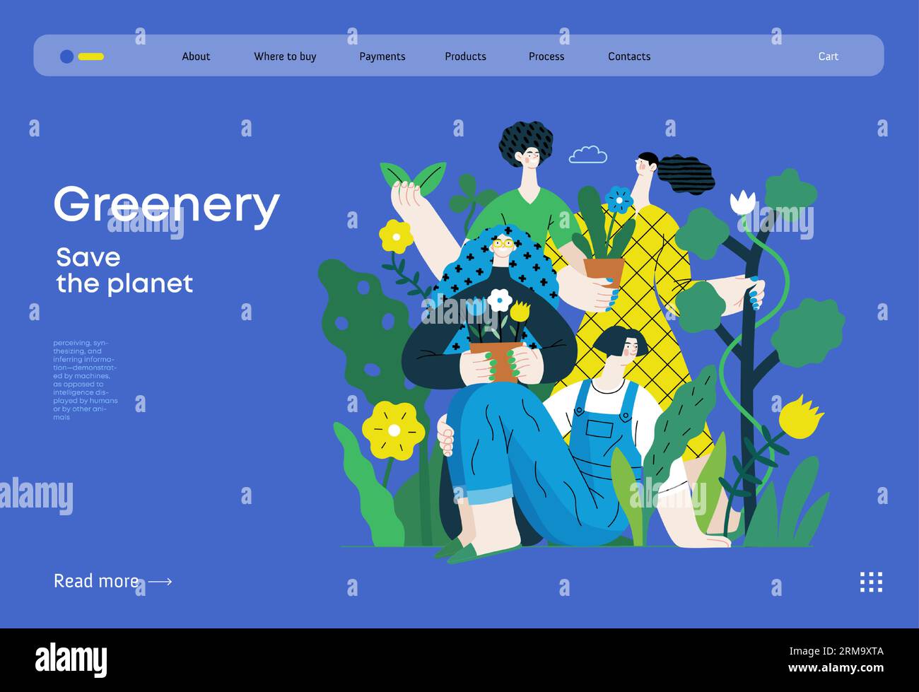 Interaction of flowers Stock Vector Images - Alamy