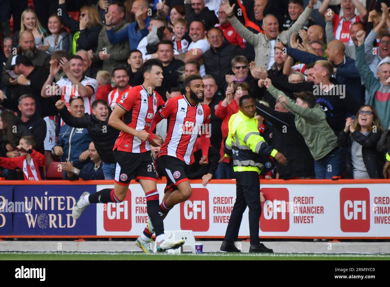 Sheffield United's Jayden Bogle celebrates after scoring his side's ...