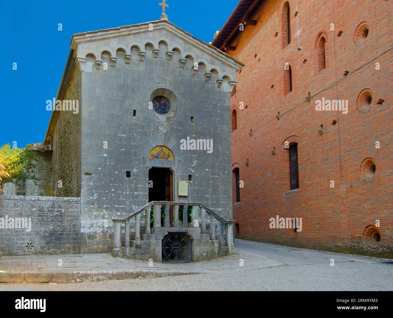 The chapel of Brolio Castle, where the Ricasoli Family is buried ...