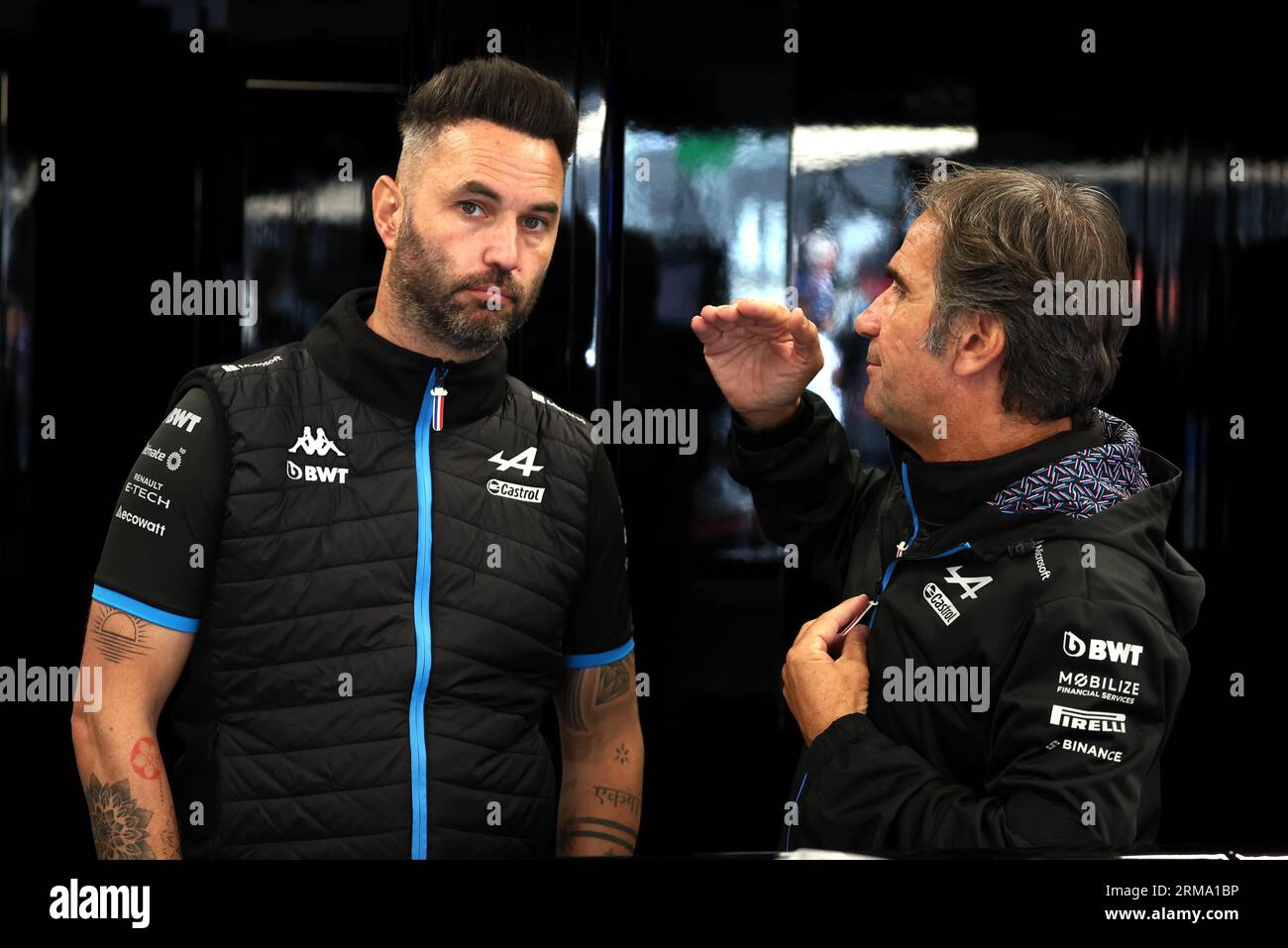 Zandvoort, Netherlands. 27th Aug, 2023. (L to R): Julian Rouse (GBR ...