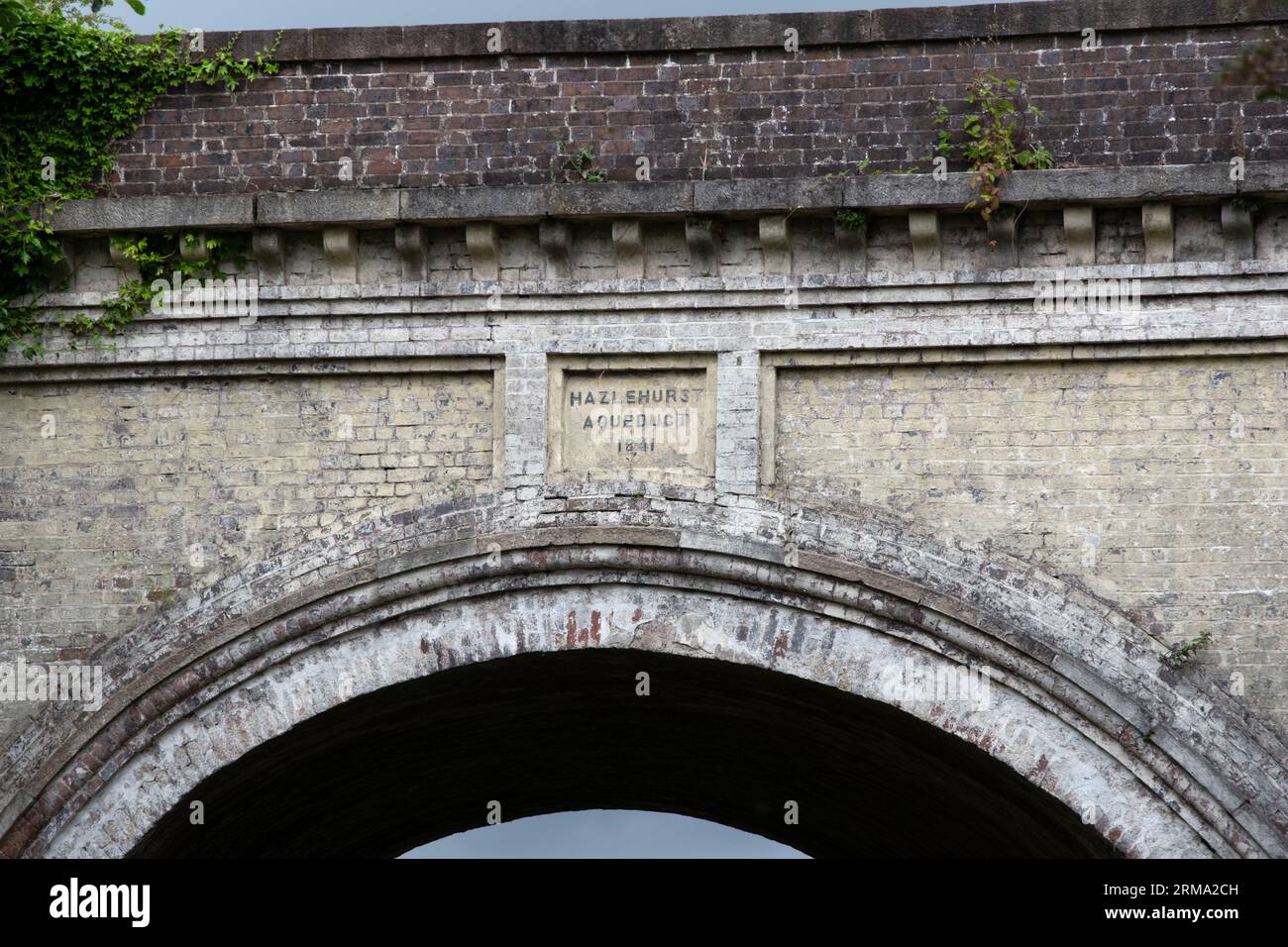 The Hazlehurst Aqueduct that carries the Leek Branch of the Caldon ...