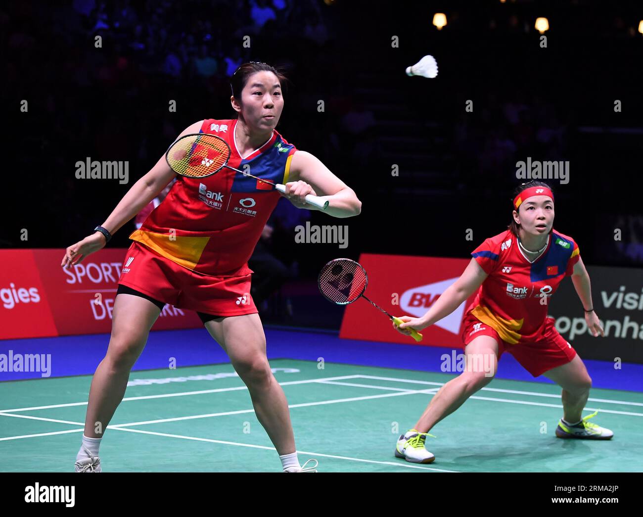 Copenhagen, Denmark. 27th Aug, 2023. Chen Qingchen (R)/Jia Yifan of ...