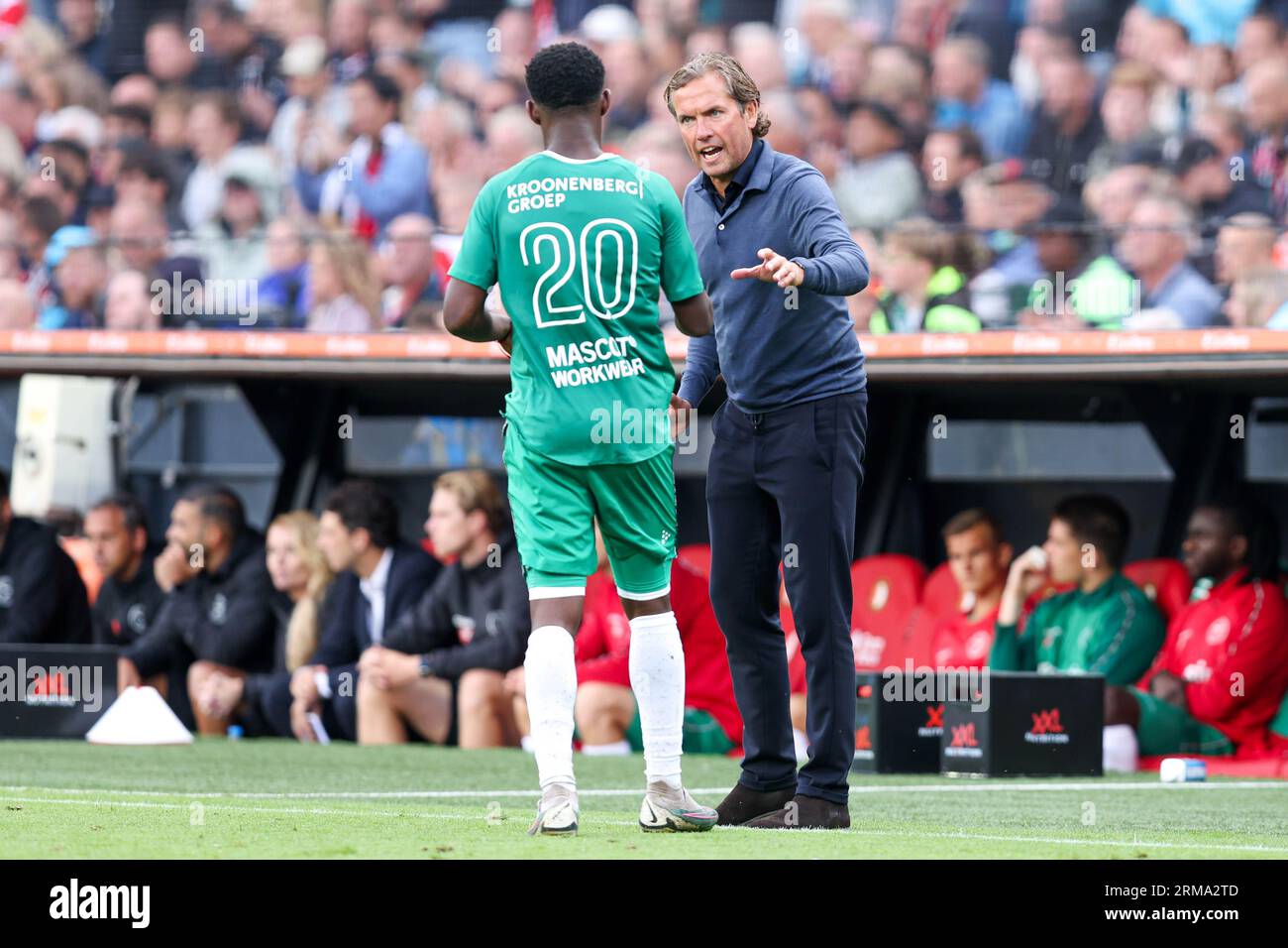 ROTTERDAM, NETHERLANDS - AUGUST 27: Head Coach Alex Pastoor of Almere ...