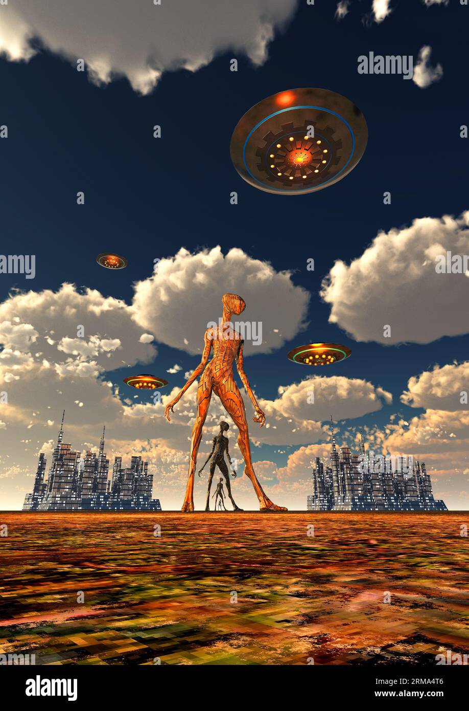 Alien planet female hi-res stock photography and images - Alamy