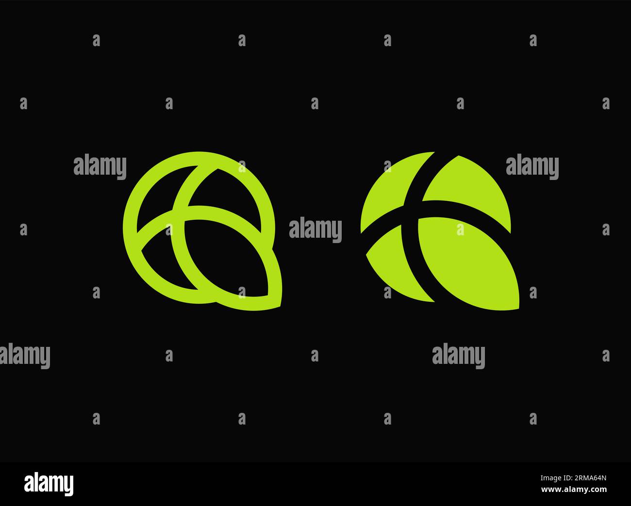 Introducing our unique Q letter eco-friendly logo design, a seamless ...