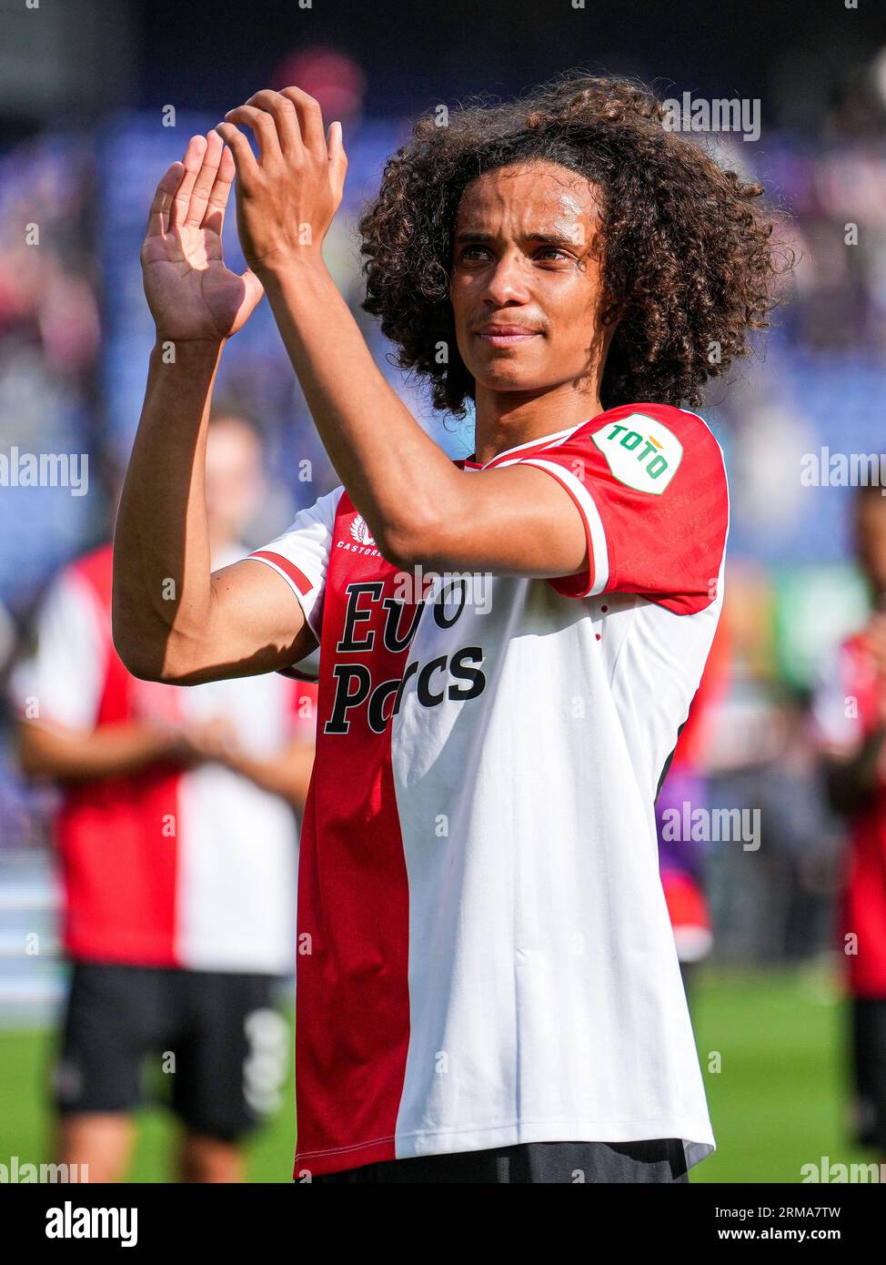 Gjivai zechiel celebrates the win hi-res stock photography and images ...