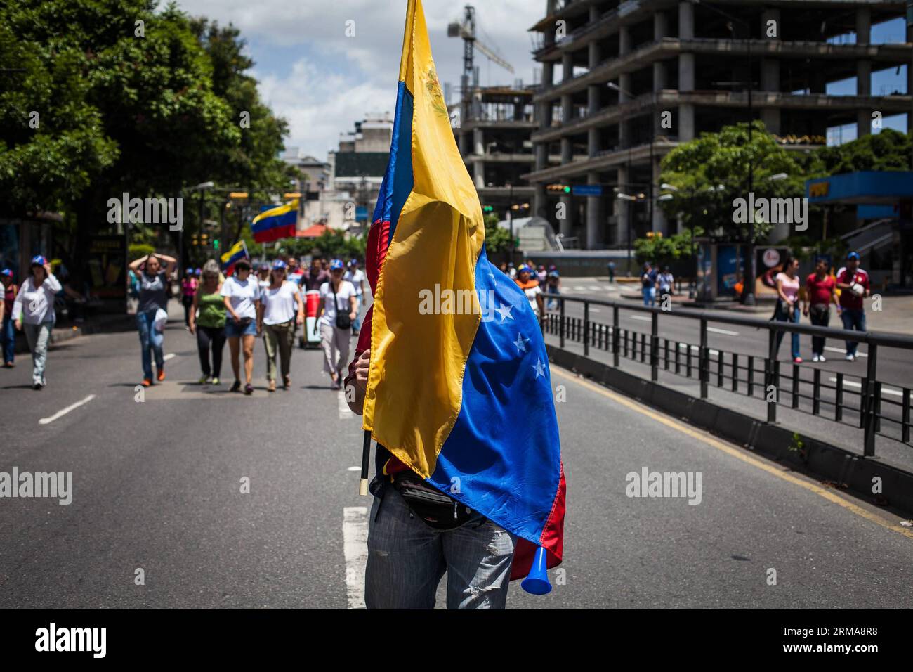Venezuela caracs society march hi-res stock photography and images - Alamy