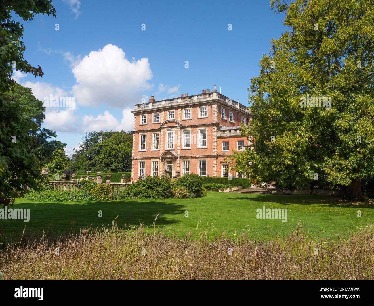 Newby Hall southern aspect Stock Photo - Alamy