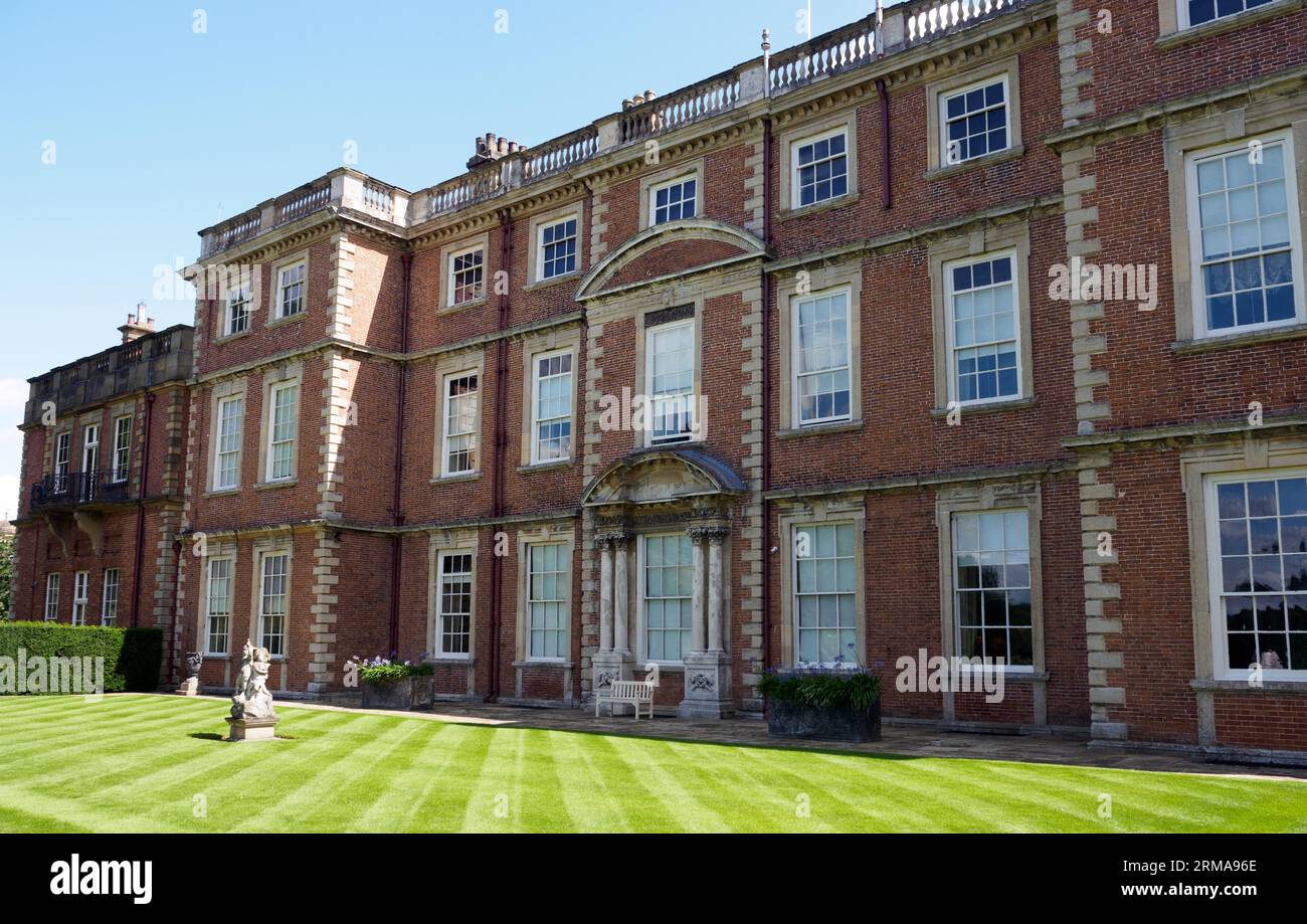 Newby Hall western aspect Stock Photo - Alamy