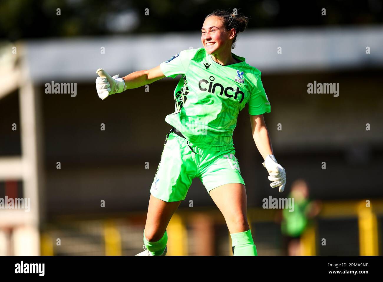 London, UK. 27th August, 2023. Goalkeeper Natalia Negri (13 Crystal ...
