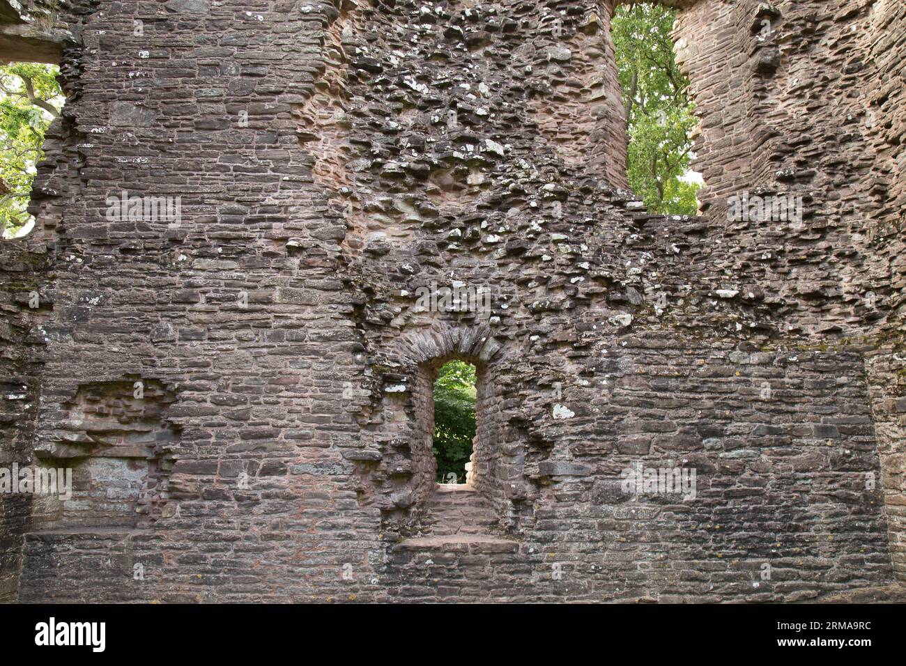 Grosmont ruined Castle Monmouthshire Wales Stock Photo - Alamy