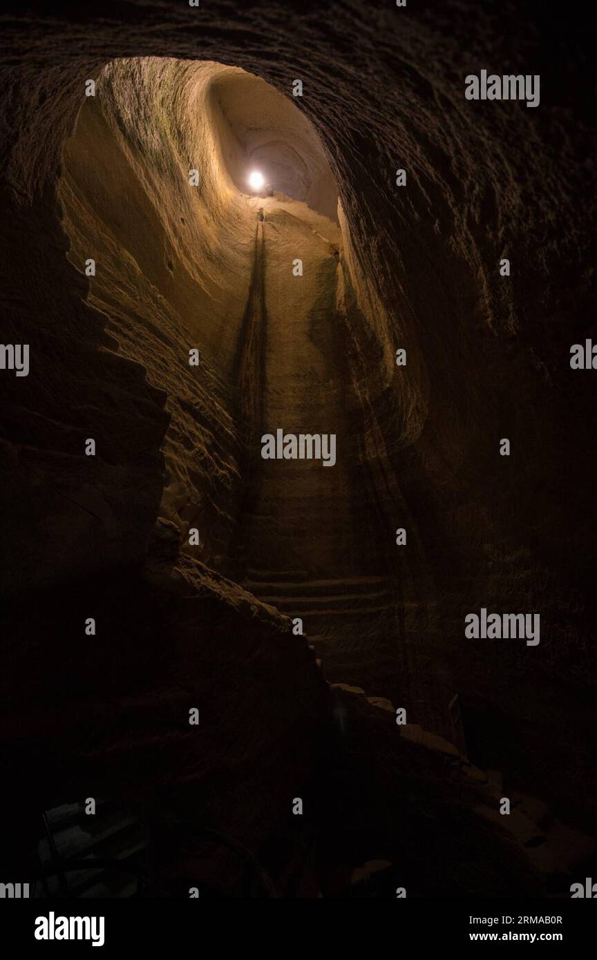 The Maze Cave is seen at Bet-Guvrin and Maresha National Park, Israel ...