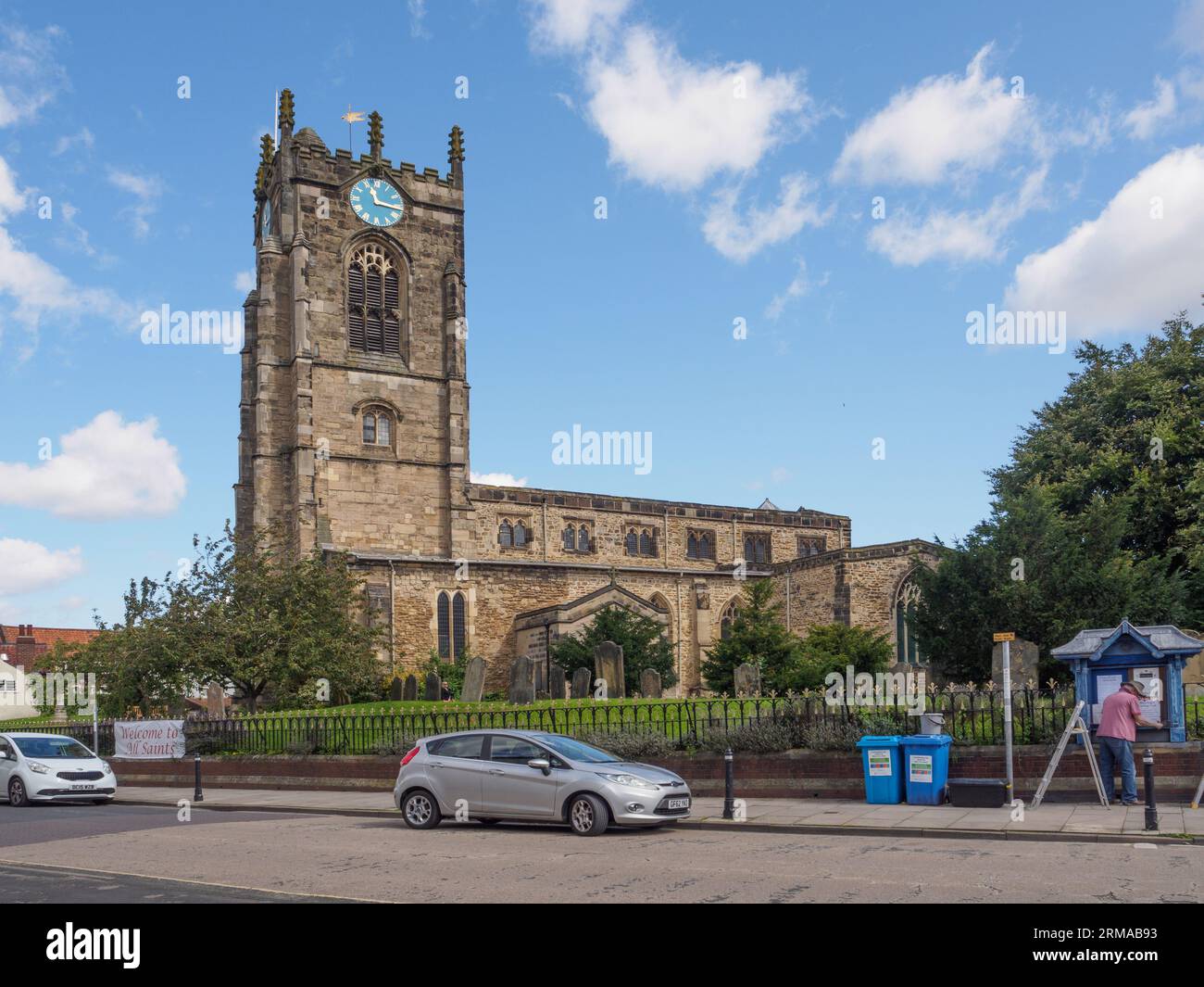 All Saints Church Pocklington, East Yorkshire Stock Photo - Alamy