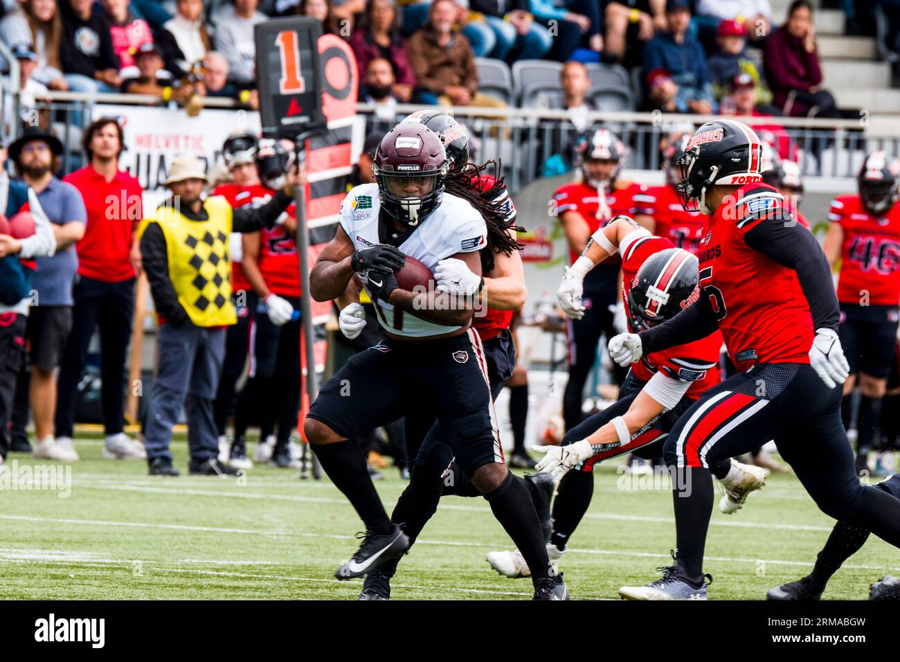 European League of Football, ELF/ Game : Rhein Fire at Helvetic Guards ...