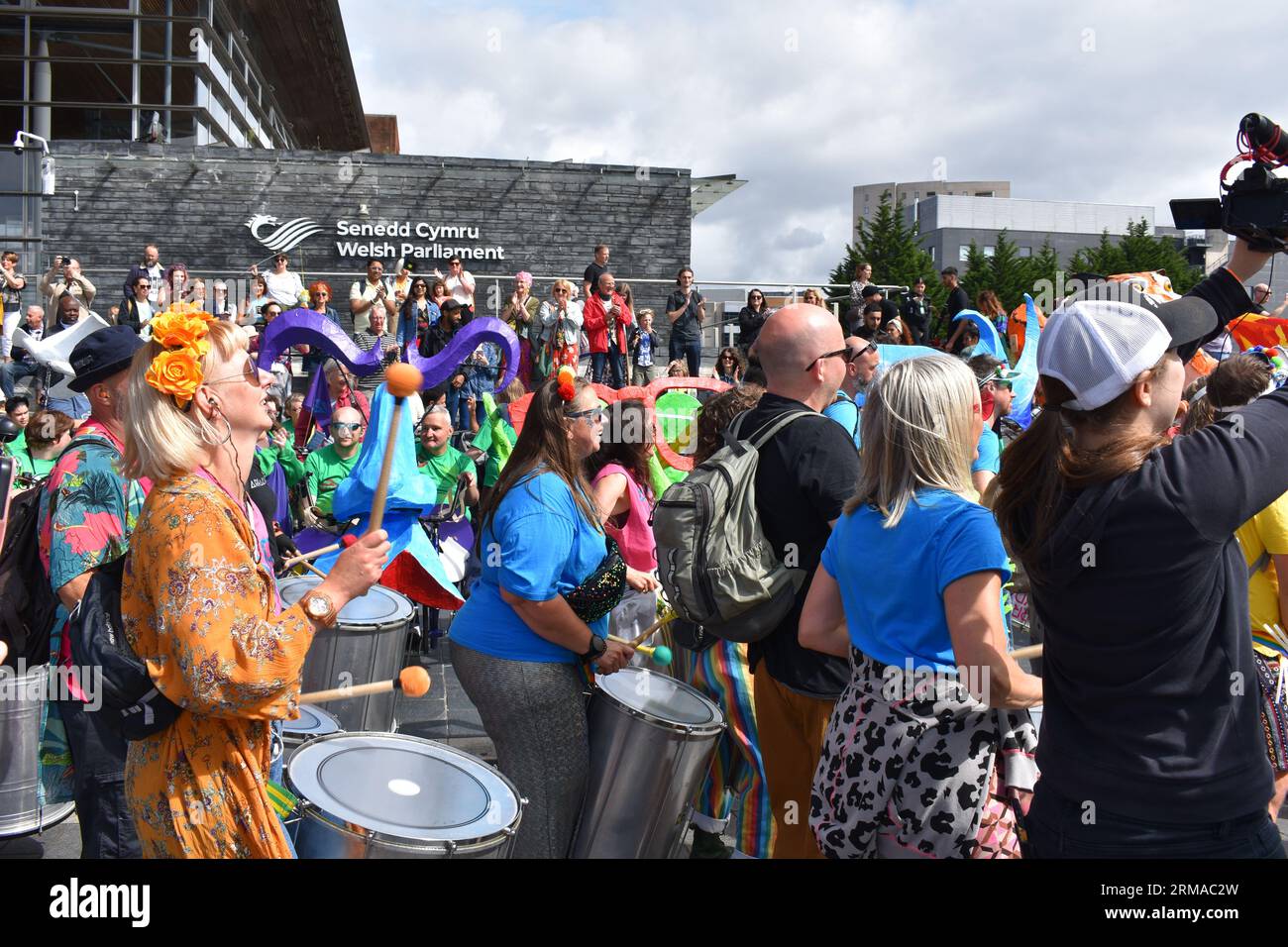 Barracwda samba band, Butetown Carnival, Cardiff Bay, Cardiff, Wales ...