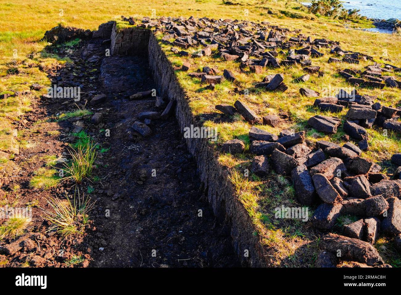 Peat blocks hi-res stock photography and images - Alamy