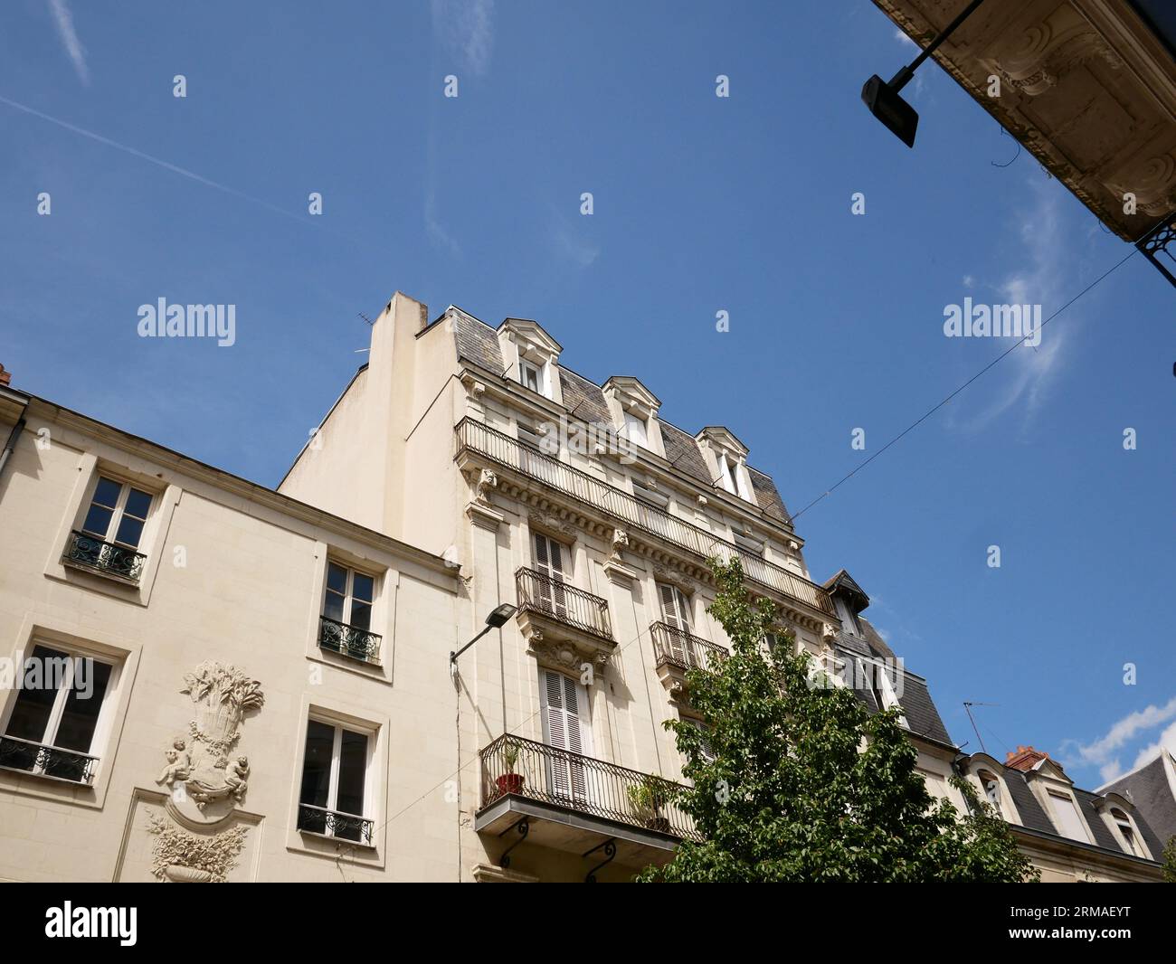 Angers city centre architecture detail. Angers, France Stock Photo - Alamy