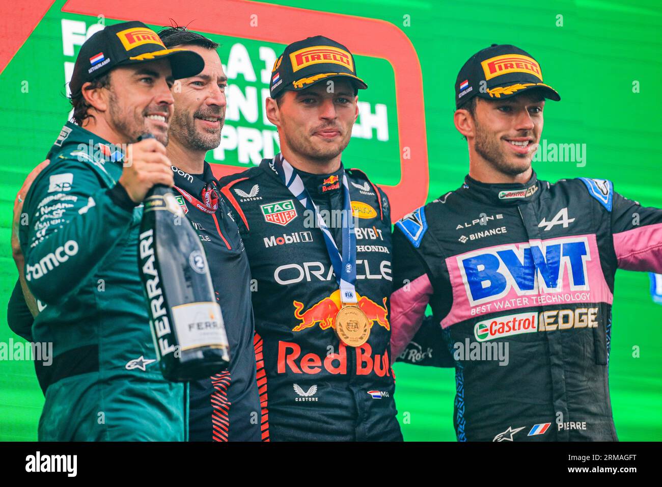 Zandvoort, Netherlands on 27 August 2023 Max Verstappen 1 (NED), HONDA Red Bull Racing RB19 ...