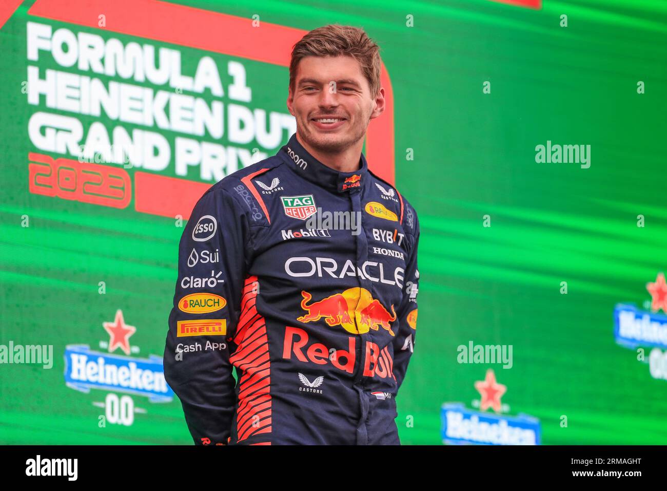 Zandvoort, Netherlands on 27 August 2023 Max Verstappen 1 (NED), HONDA Red Bull Racing RB19 ...